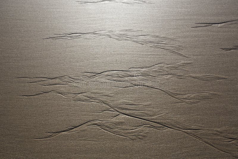 Sand patterns stock image. Image of beach, dune, brown - 66534889