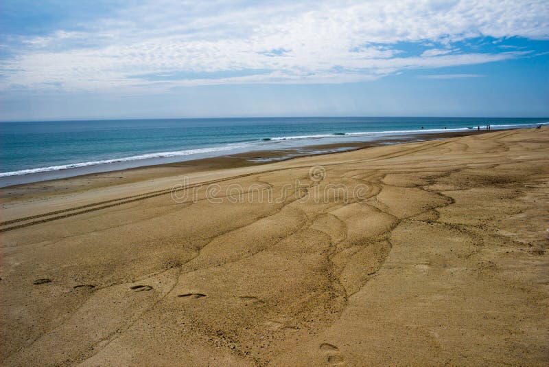 Sand Patterns on a Cape Cod Beach Stock Image - Image of ocean, cape ...
