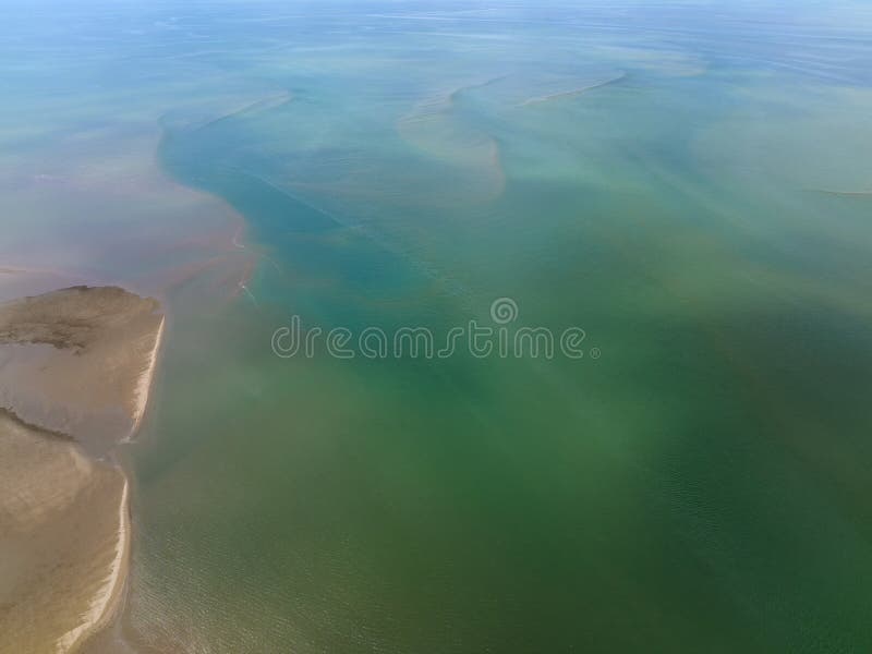 Sand Patterns Visible Under Shallow Water Stock Photo - Image of aspect ...