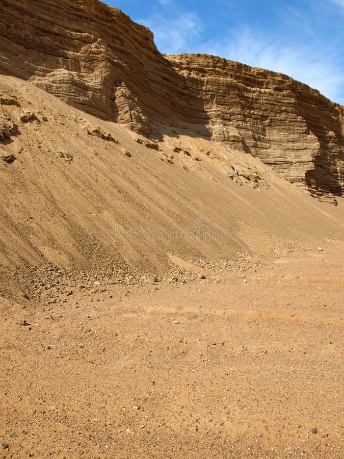 Large sand pit stock photo. Image of pine, birch, sand - 83737758