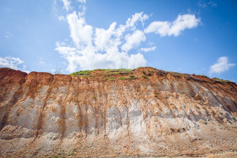 Sand pit. stock image. Image of granite, heavy, excavate - 43676535