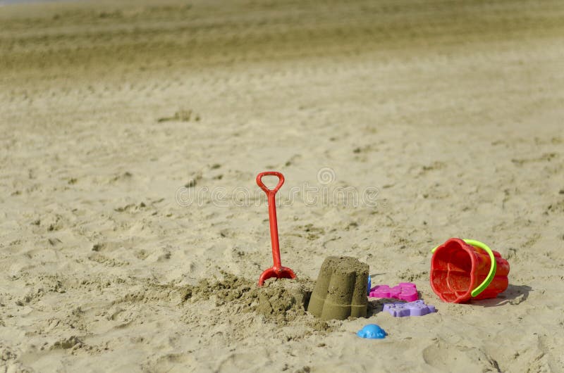 Sand stock photo. Image of spade, sandbox, seaside, plastic - 78416850