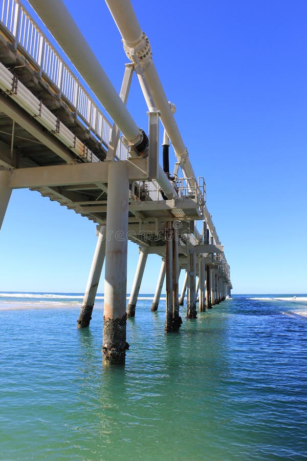 Sand Pumping Jetty, Southport 4 Stock Image - Image of scene, nature ...