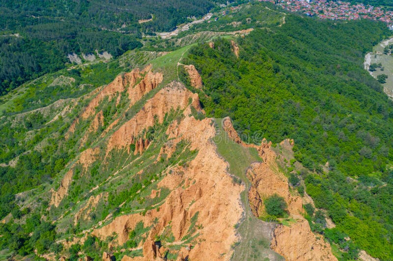 Sand Pyramides Near Bulgarian Town Stob Stock Image - Image of ...