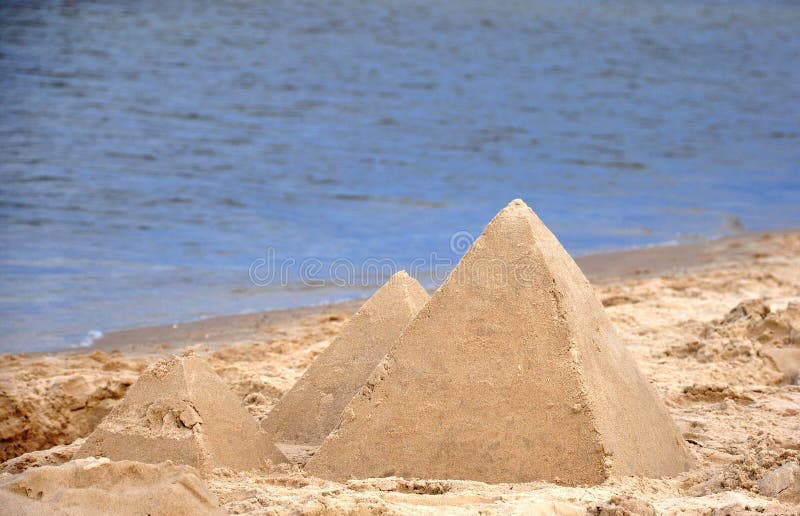 Sand pyramids stock photo. Image of construction, temple - 10803046