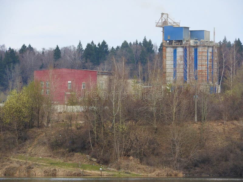 Sand Quarry Building and Workshop with Heavy Duty Machinery ...