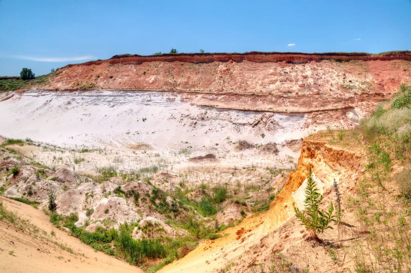 Sand quarry stock photo. Image of coastal, forest, dune - 32398536