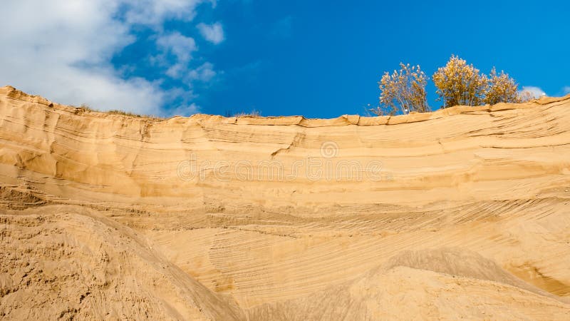 Sand Quarry, in the Photo Sand Mountain in the Quarry in the Background ...