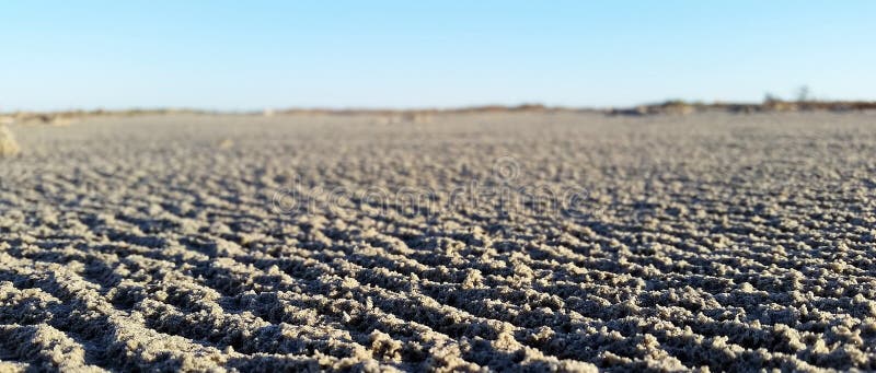 Sand after rain. stock photo. Image of natural, yellow - 15882138