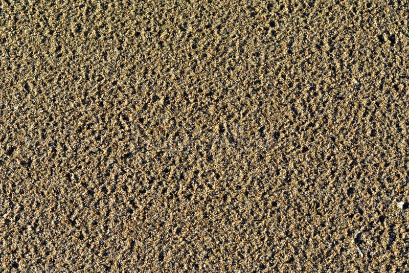 Sand after rain. stock image. Image of erosion, white - 129933885