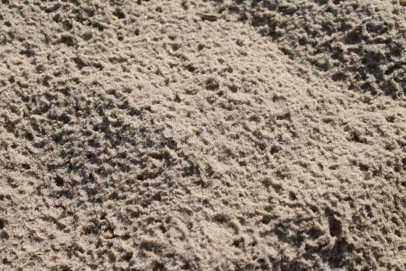 Sand with raindrops stock photo. Image of river, warm - 32245842