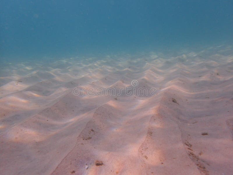Sand Underwater that the Waves Have Formed a Pattern that is Unique ...