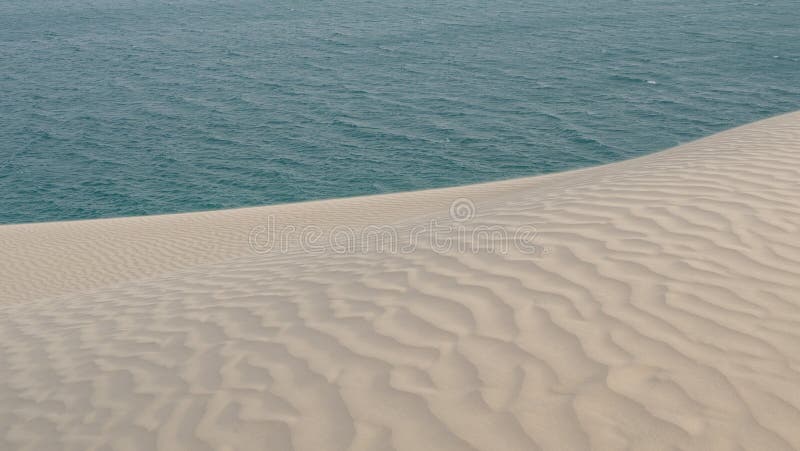 Sand Ripple and Shadow Patterns Stock Image - Image of abstract ...