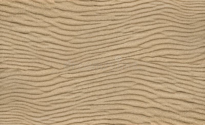 Sand Ripple Texture. Sandy Background Stock Image - Image of ...