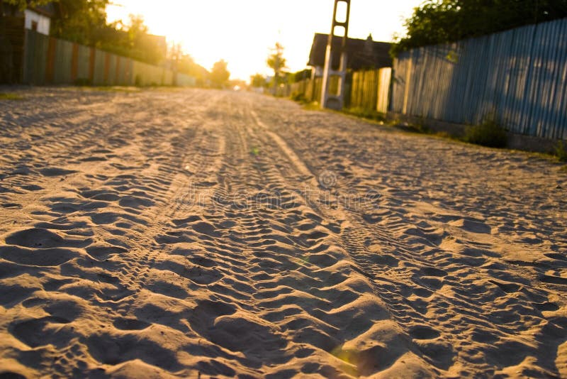 Sand Road stock photo. Image of design, pattern, patterns - 4063432