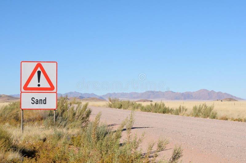1,250 Sand Road Warning Sign Stock Photos - Free & Royalty-Free Stock ...