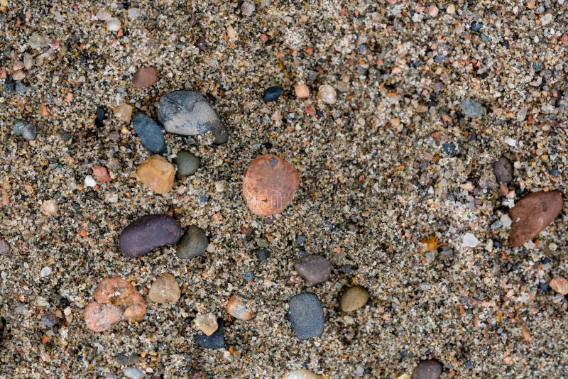 Sand and Rocks Texture Background. Beige Nature Tones Stock Photo ...