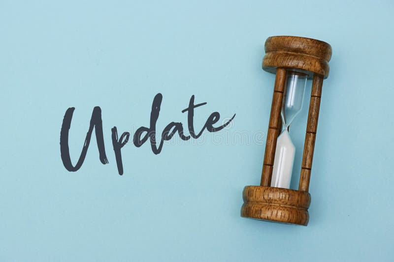 Sand Running through the Bulbs of an Hourglass with UPDATE in Loading ...