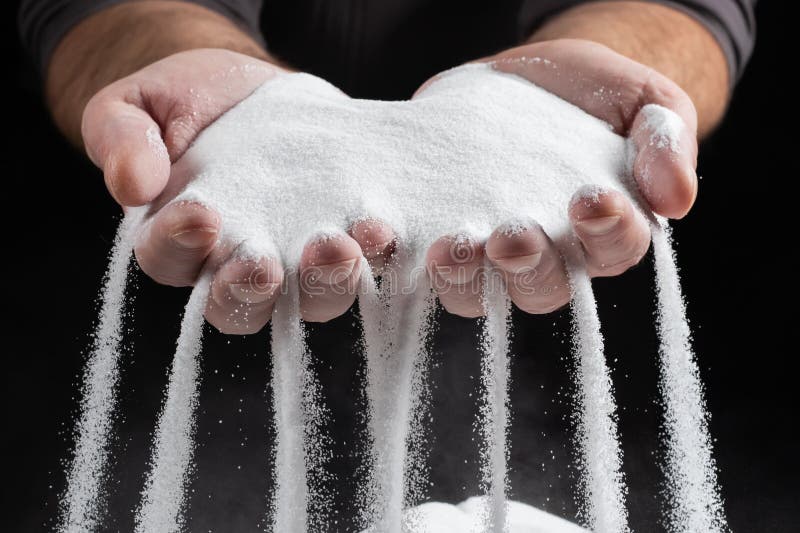 Sand Running through Hands As a Symbol for Time Running Stock Image ...