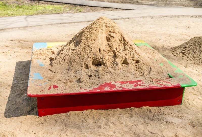 Sandbox. Sand Therapy. The Work Of A Psychologist. Psychological Stock ...