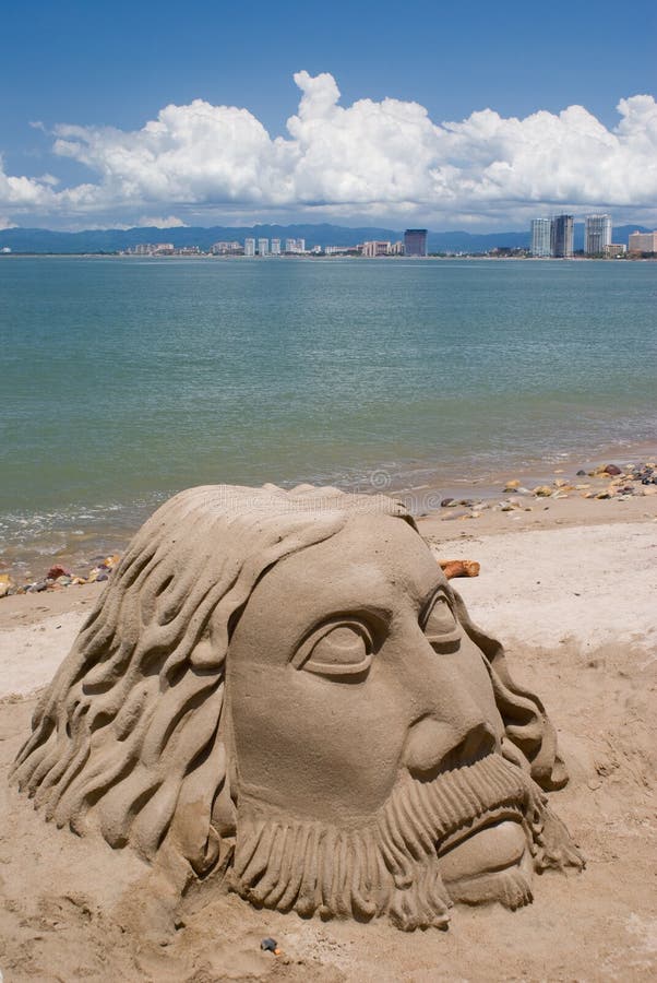 Sand sculpture stock image. Image of rest, beach, sander - 47680125