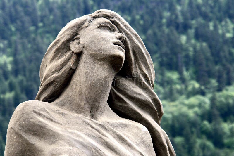 Sand Scuplture stock image. Image of sand, lady, build - 2462947