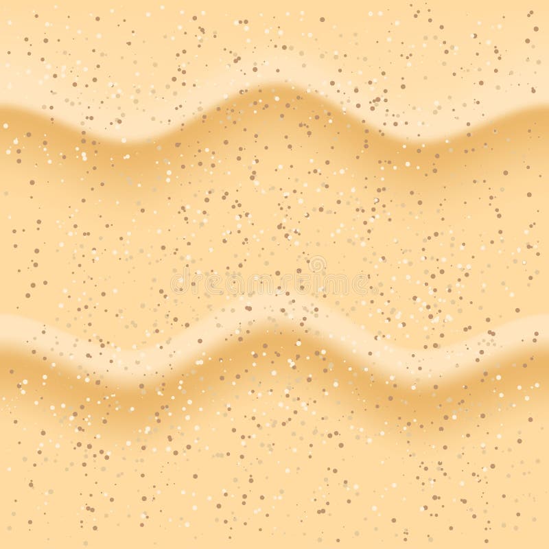 Sand Seamless Pattern. Sand Background with a Wavy Pattern Stock Vector ...