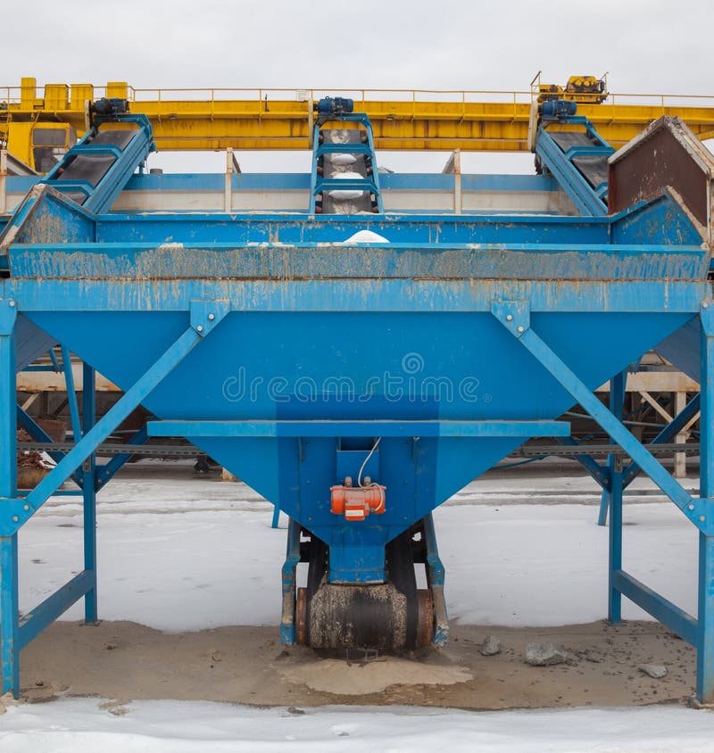 Sand Separator in the Industrial Plant Stock Photo - Image of gravel ...