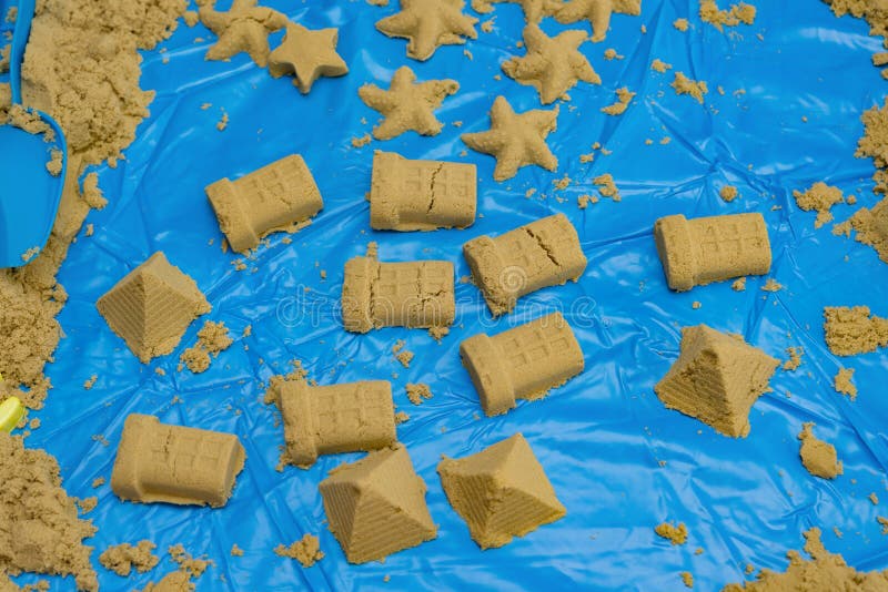 Sand Shaped Like Different Thing Stock Image - Image of mould ...