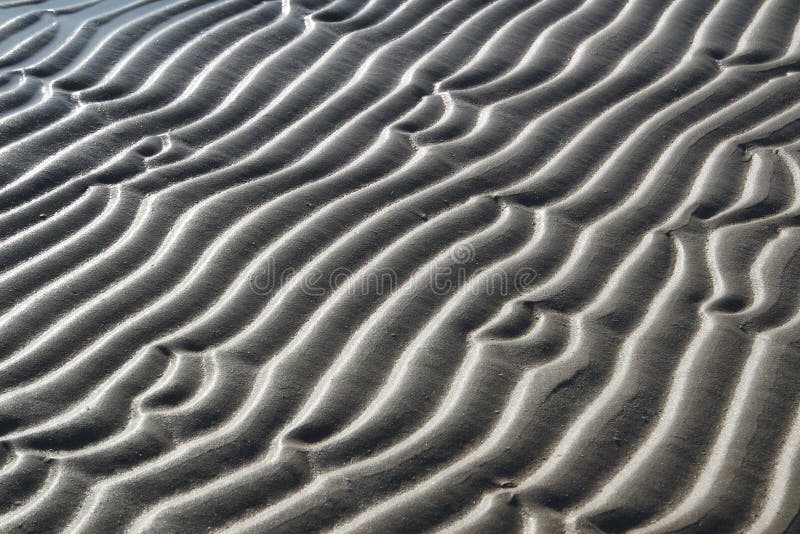 Sand Shapes Formed in a Desert Stock Image - Image of rock, nature ...