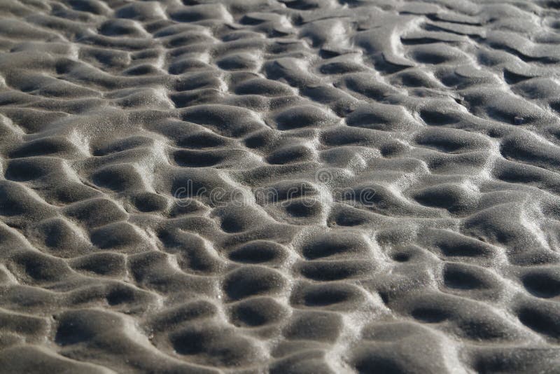Sand Shapes Formed in a Desert Stock Image - Image of rock, nature ...