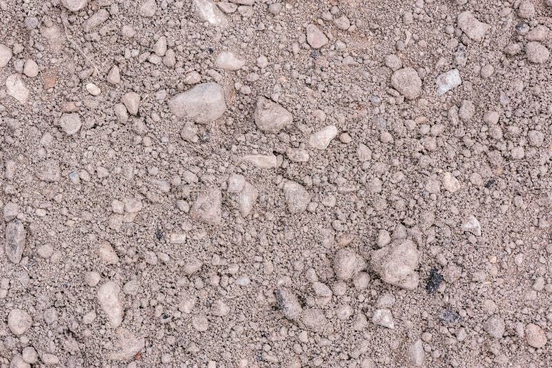 Sand and small stones. stock image. Image of road, sand - 194120535