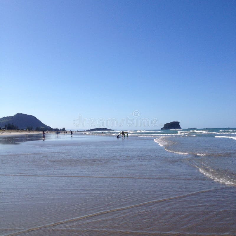 Sand soaked stock photo. Image of horizon, calm, headland - 68508680