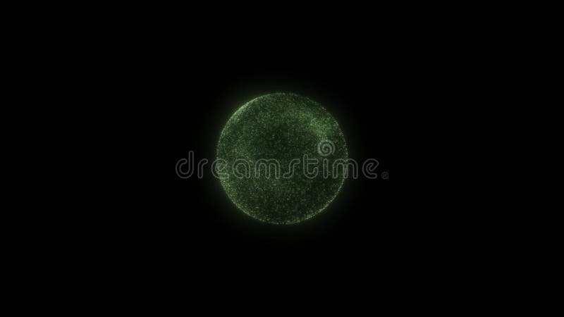 Sand Sphere. Magic Sand Ball. Magic Sand Orb. Loop Animation Stock ...