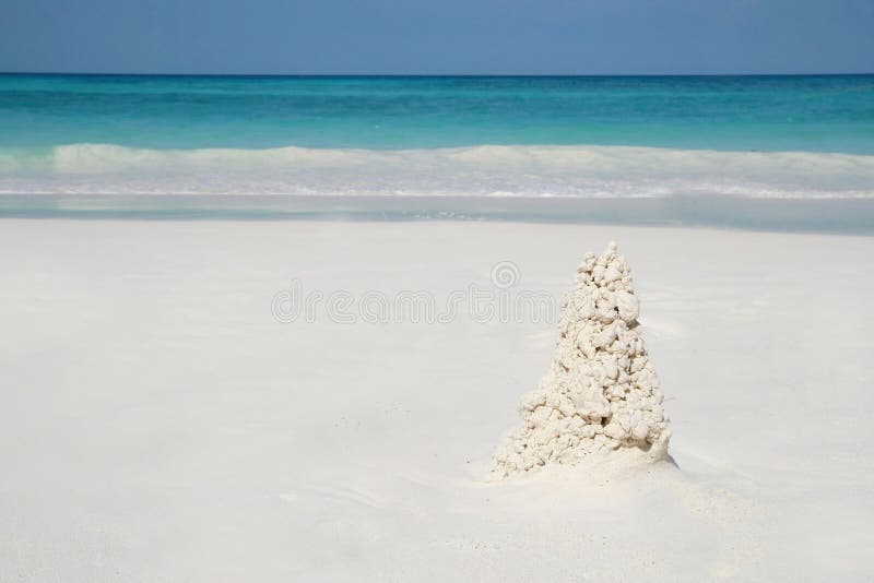 Sand stack on beach stock image. Image of boat, asia - 34806351