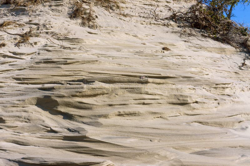 Sand on a Steep Beach, Sea Sand Beach Stock Image - Image of stunning ...