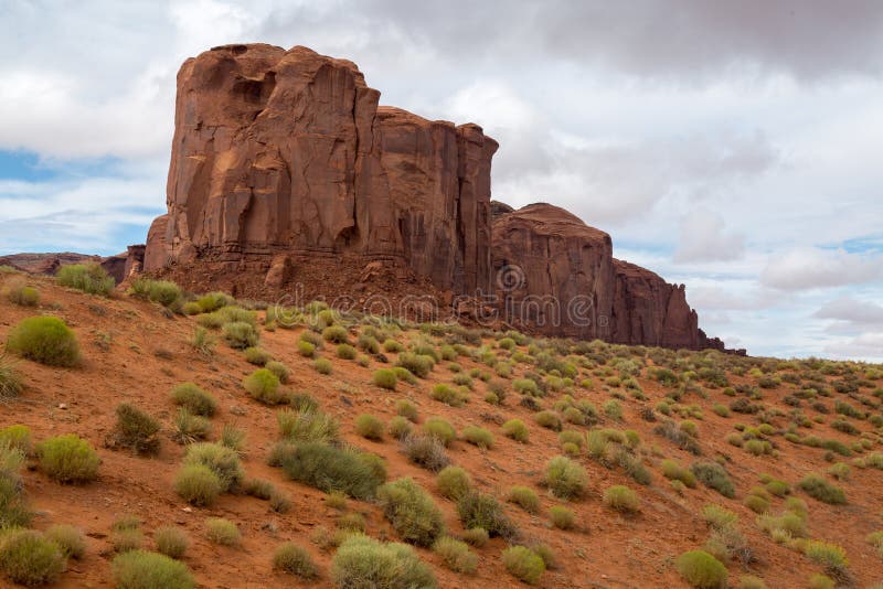 Sand Stone Monuments in Arizona Stock Photo - Image of stone, mesa ...