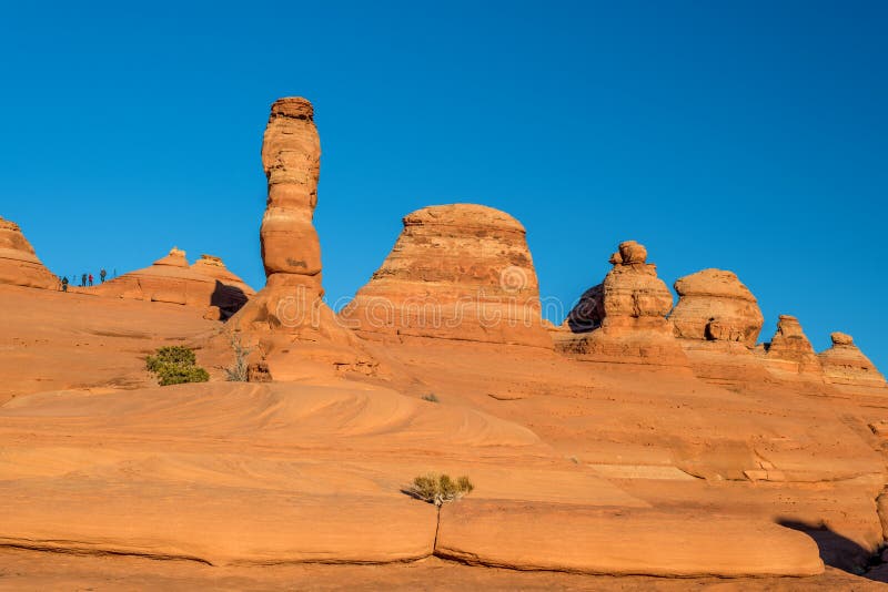 Sand Stone Structures in Arches National Park in Utah Stock Image ...