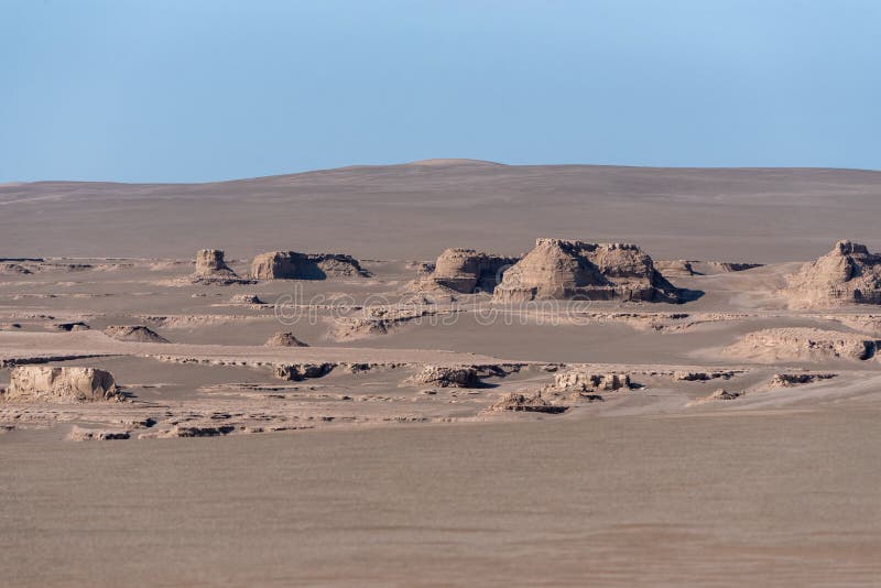 Sand stones in desert stock photo. Image of iran, change - 170825804
