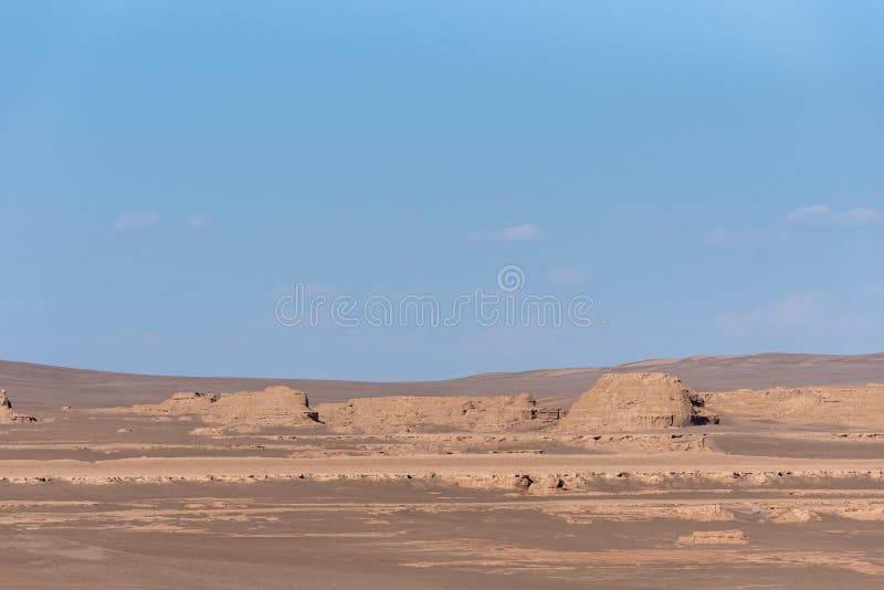 Sand stones in desert stock photo. Image of iran, change - 170825804