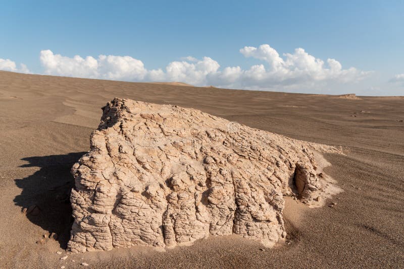 Sand stones in desert stock photo. Image of iran, change - 170825804