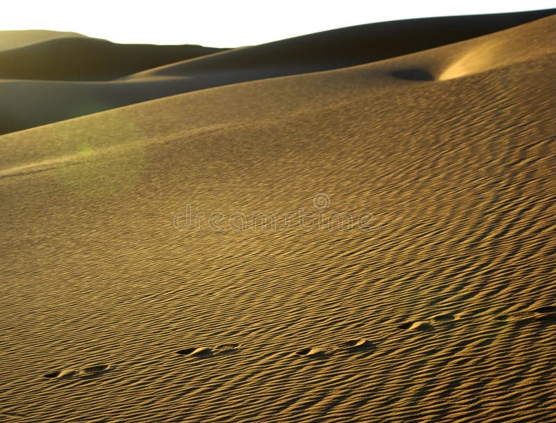 Sand Structures in the Sahara Stock Image - Image of sahara, natural ...