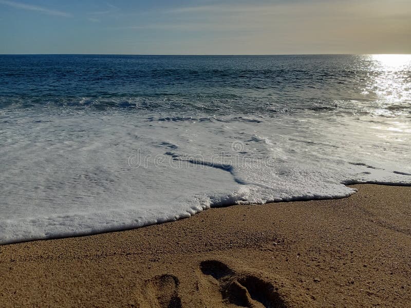 Sand and sun stock image. Image of reflection, sunlight - 207110515