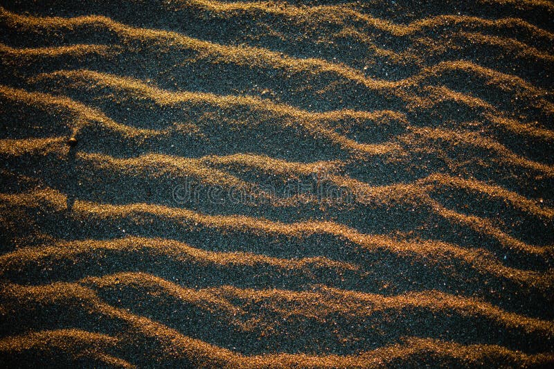 Sand and Sunrise with Interesting Textures and Patterns Stock Image ...