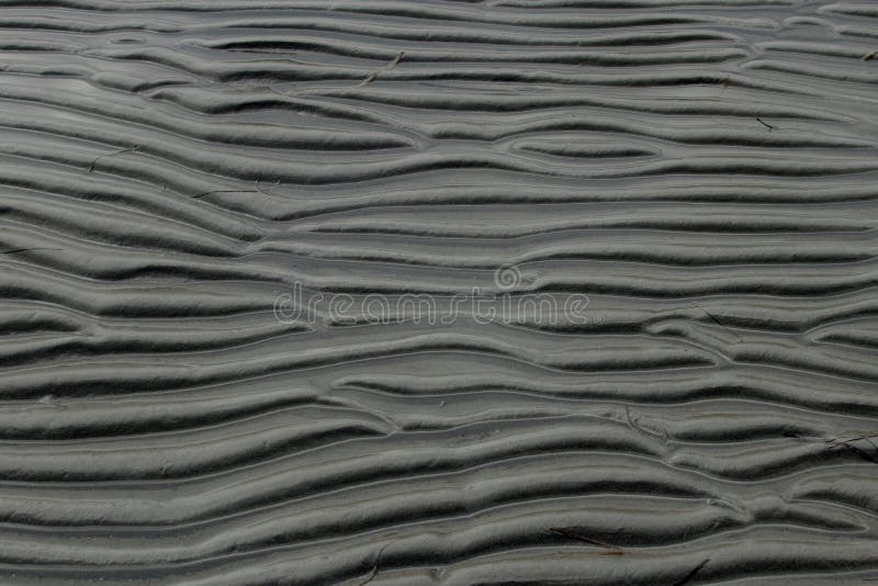 Sand Surface after Low Tide - Sand Beach Pattern Stock Image - Image of ...