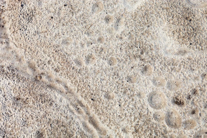 Sand Surface after the Rain Stock Photo - Image of raindrop, desert ...