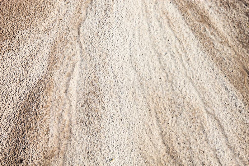 Sand Surface after the Rain Stock Image - Image of drop, gritty: 42249067