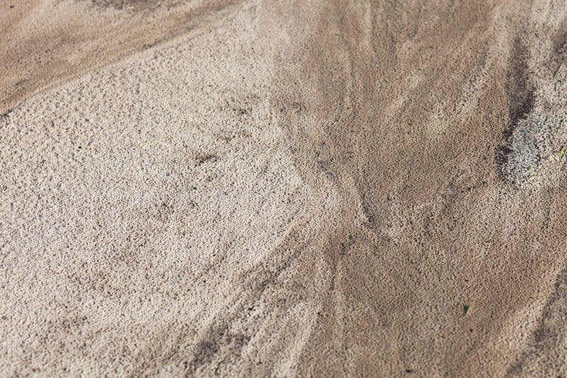 Sand Surface after the Rain Stock Photo - Image of drop, hole: 44506146