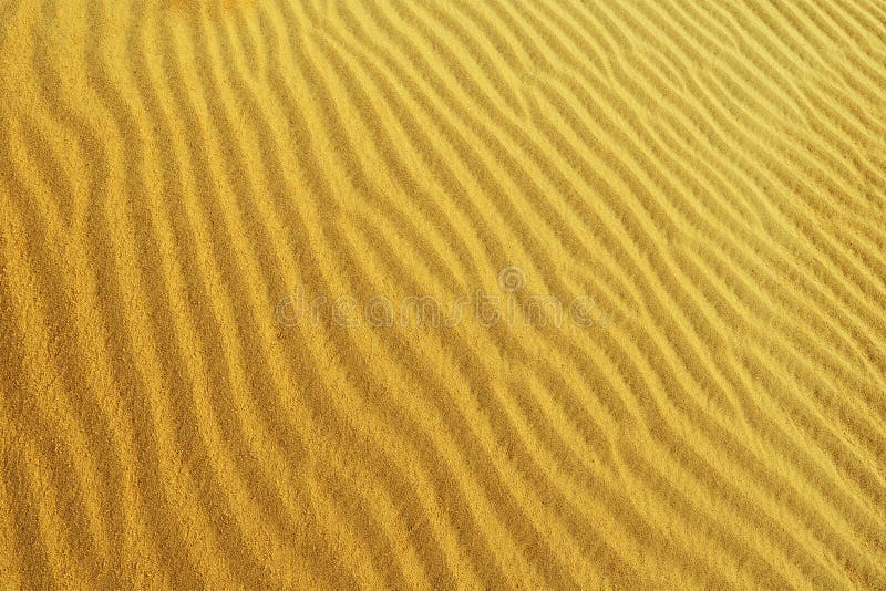 Sand Texture on a Desert Dune with Patterns in the Form of Waves ...
