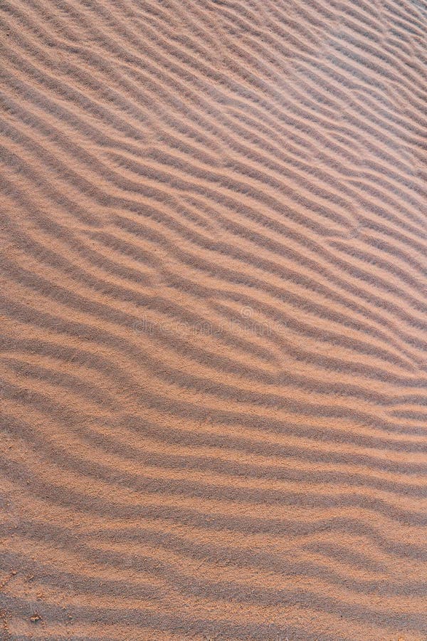 Sand Texture on a Desert Dune with Patterns in the Form of Waves ...